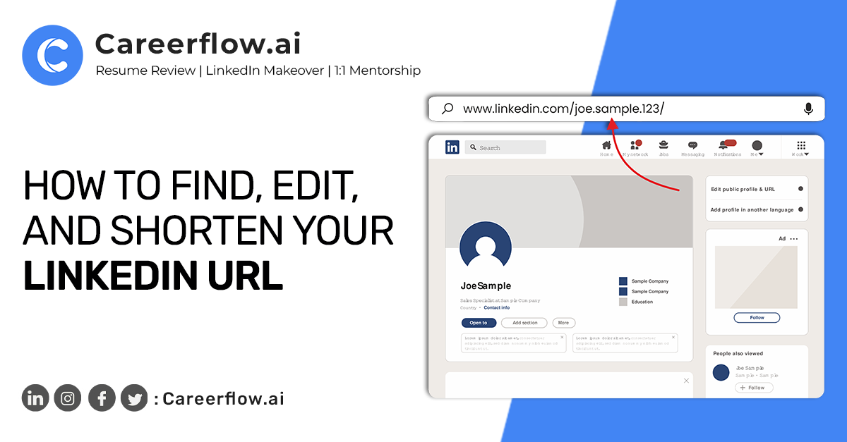 How To Edit Your LinkedIn URL | Careerflow